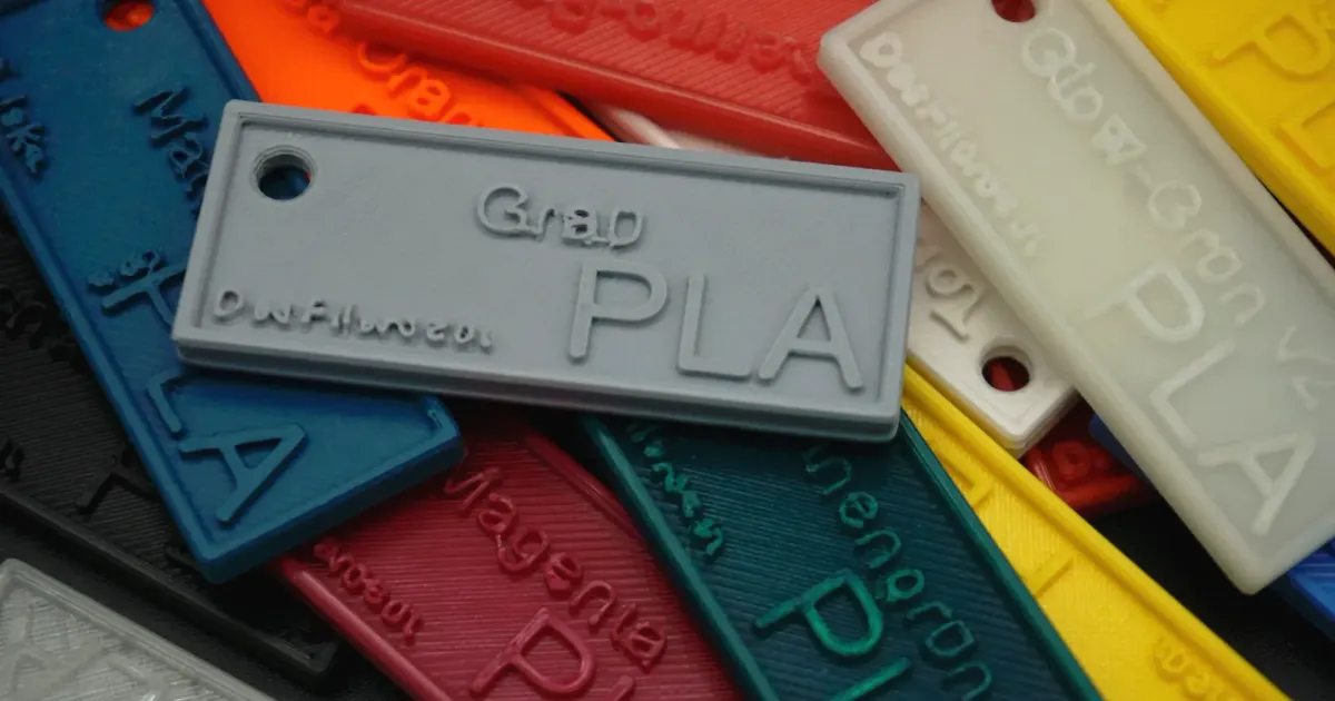 Filament Sample - VOXEL PLA&PETG by JustTry | Download free STL model ...