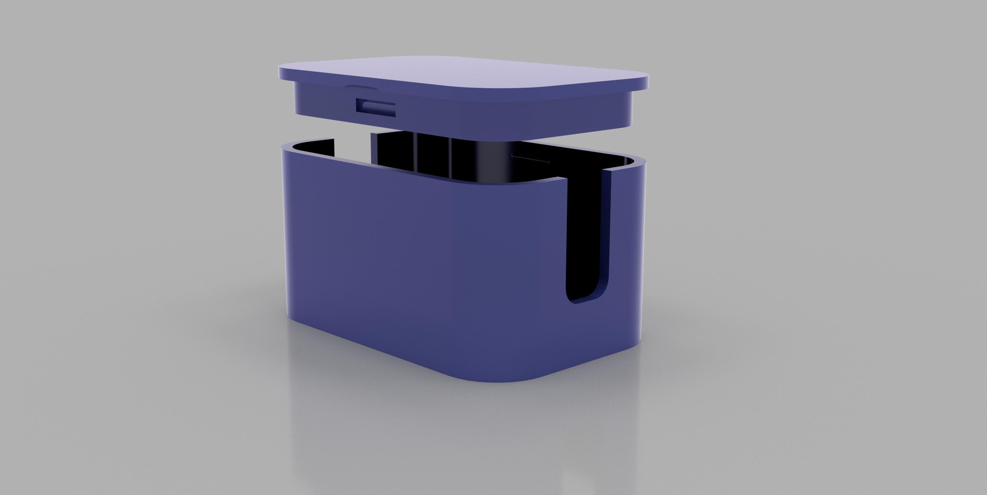 Parameteric Cable Management Box by OlegD | Download free STL model ...