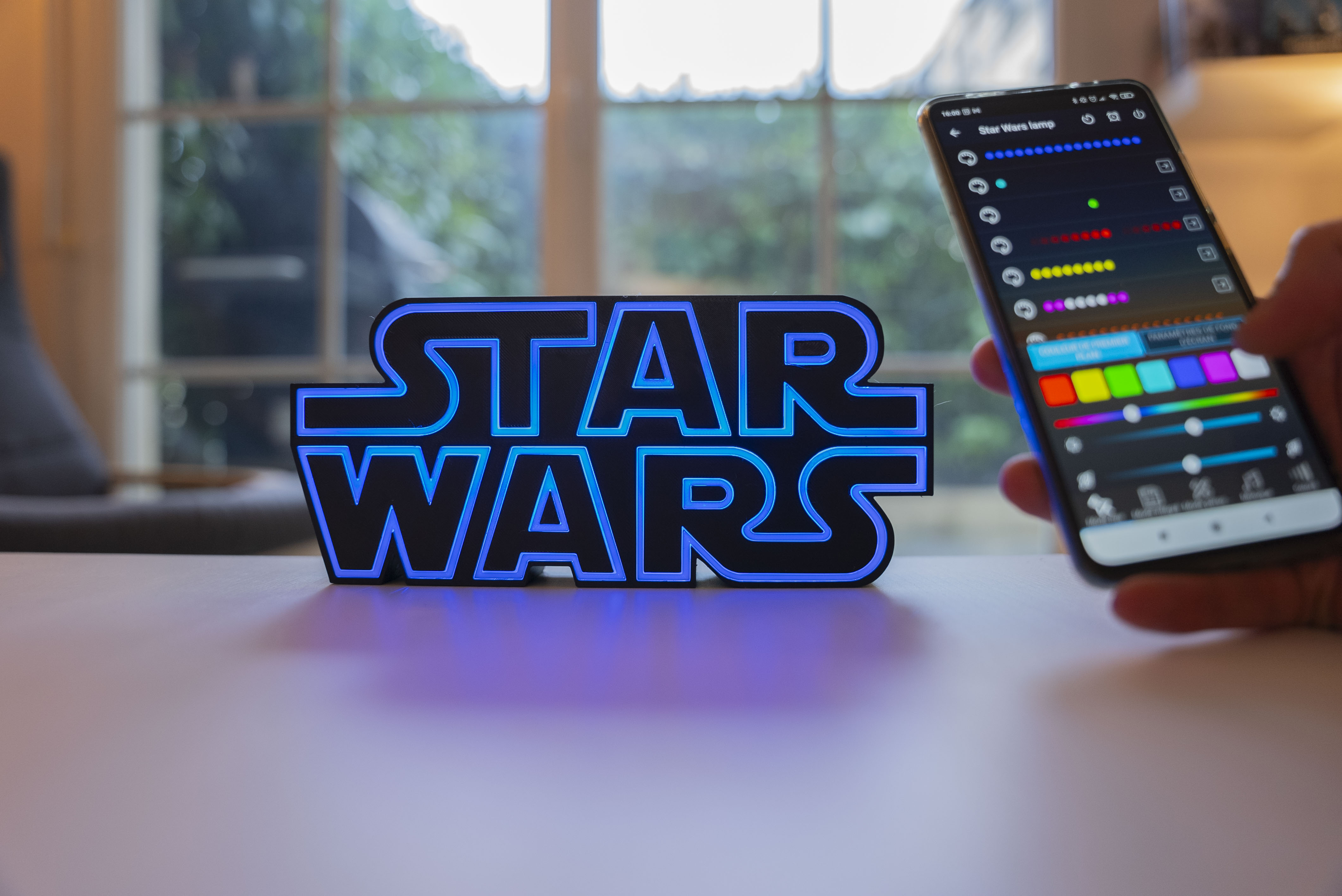 Star Wars Lamp multicolor - Remote control & App by Jéjé l'ingé ...