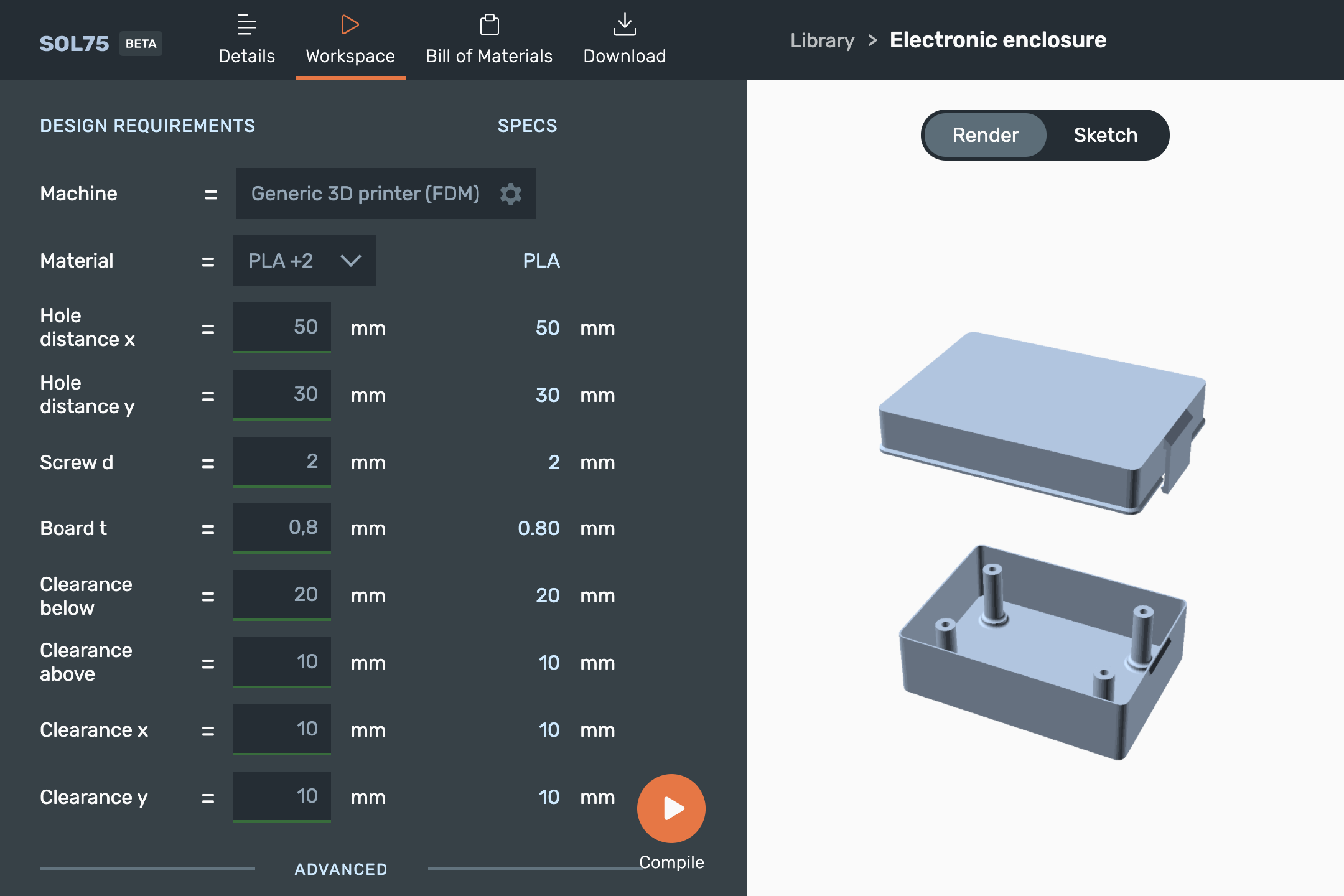 Customizable Electronic Enclosure by FrancescoFeltrin | Download free ...