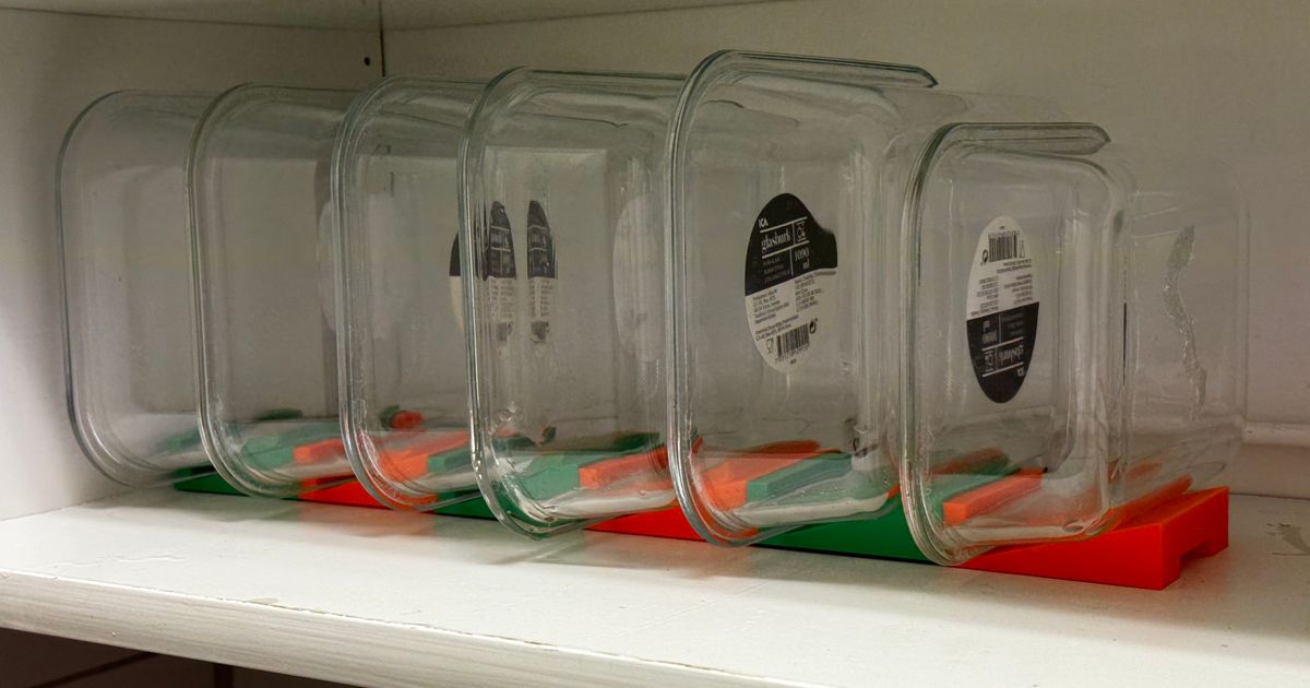 Modular Food Container Rack by bjurheim | Download free STL model ...