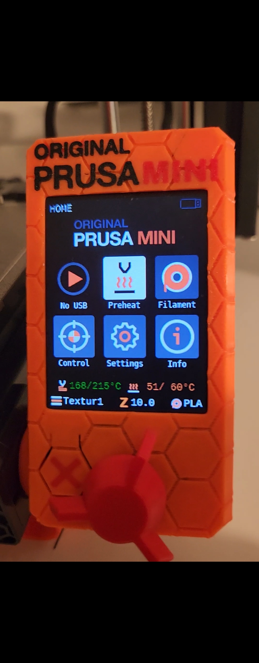 Prusa Mini Honeycomb LCD cover Multicolor remix by EmilH | Download ...