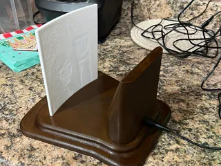 Lithophane Stand by Fwlogue | Download free STL model | Printables.com
