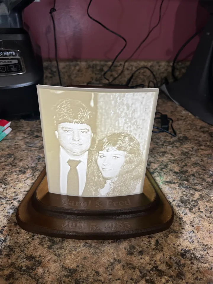 Lithophane Stand by Fwlogue | Download free STL model | Printables.com