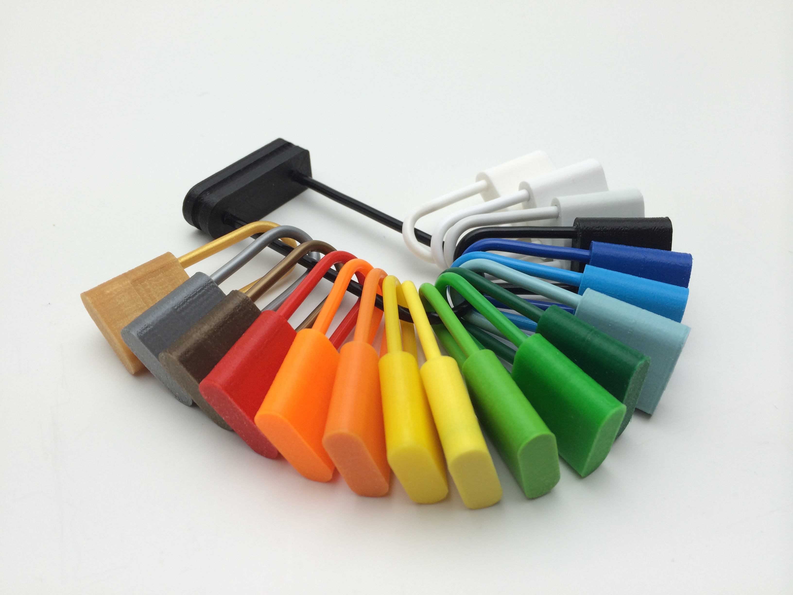 3 mm Filament Color Samples by flummer | Download free STL model ...