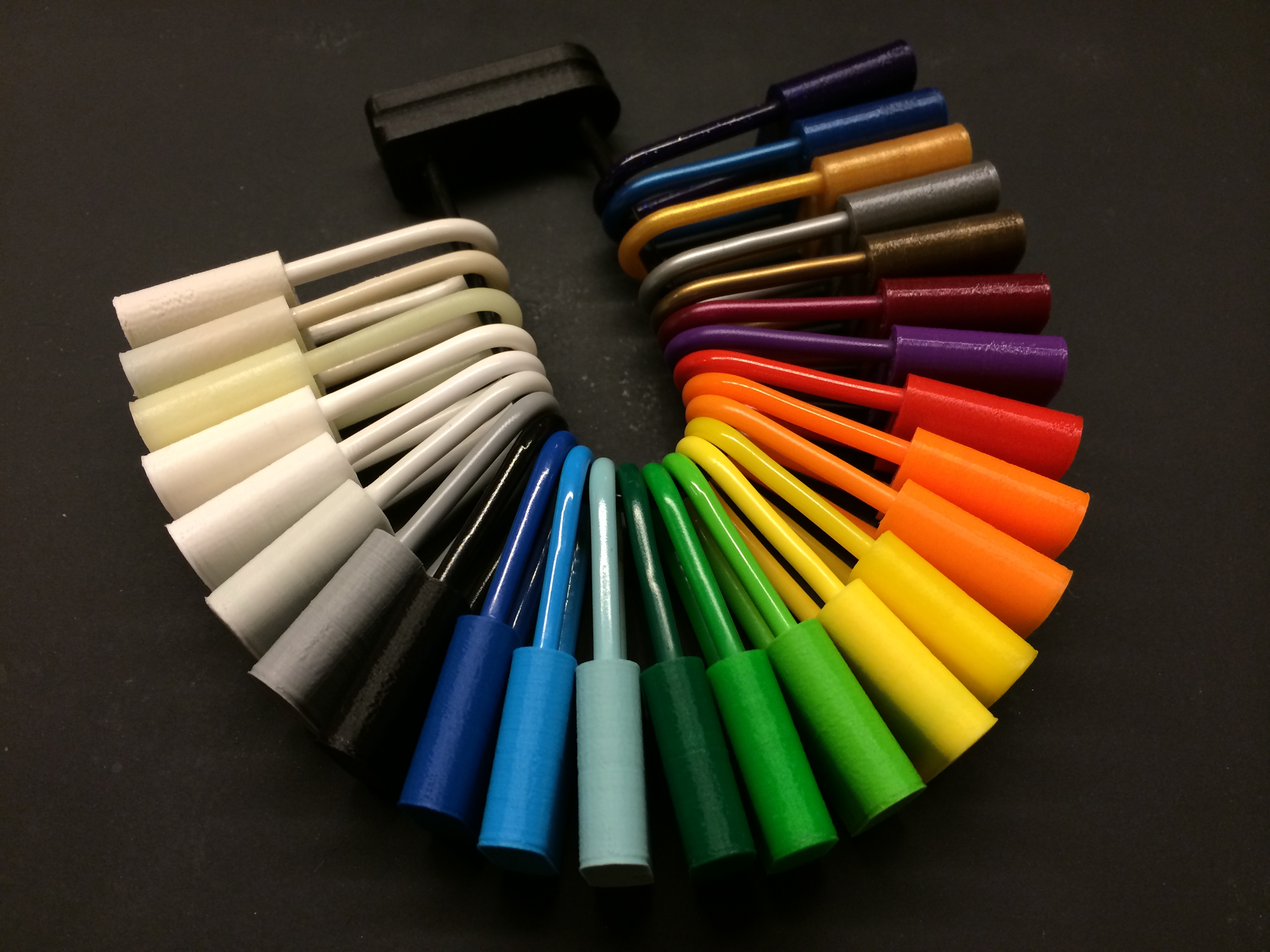 3 mm Filament Color Samples by flummer | Download free STL model ...