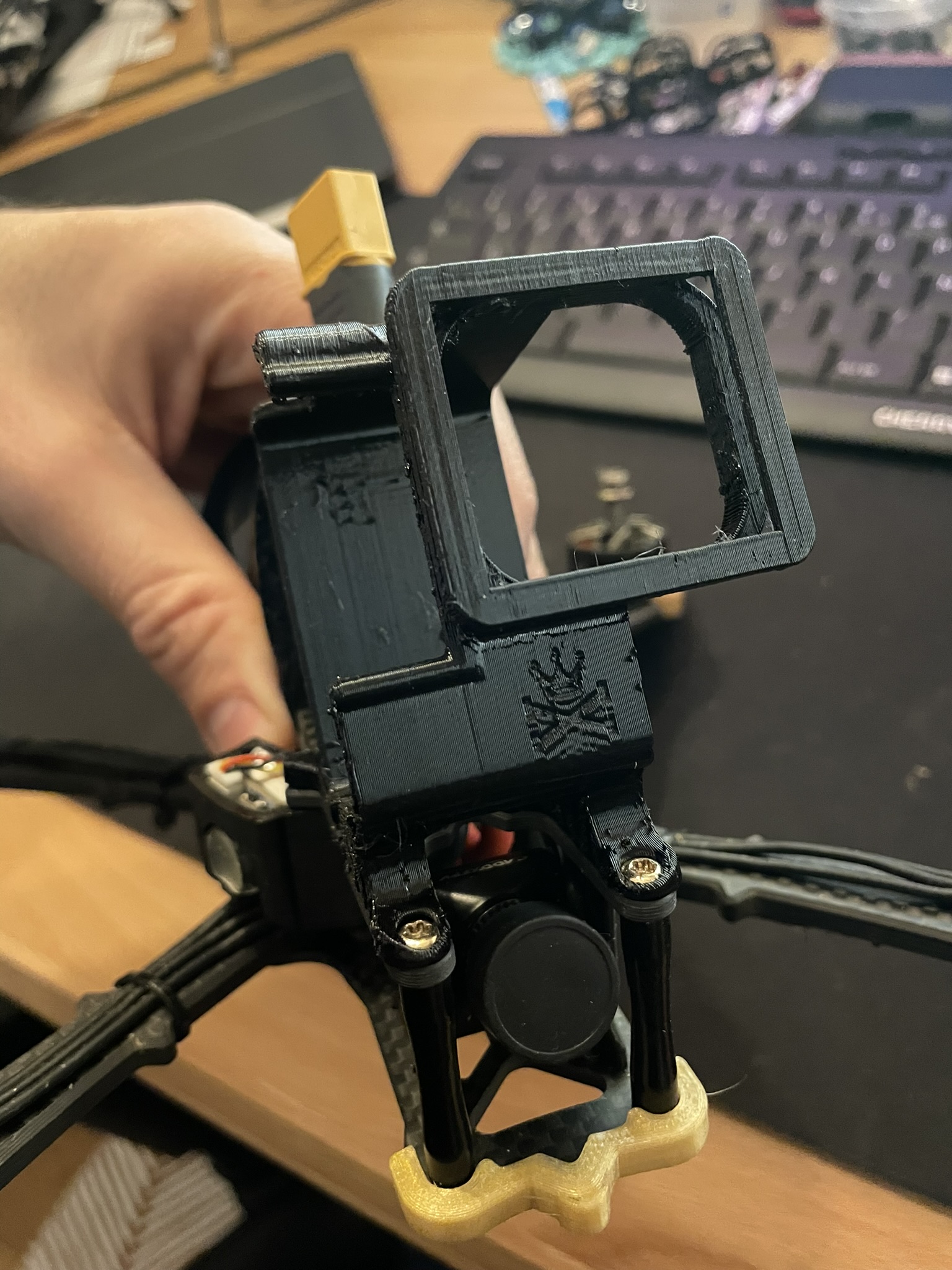 Gopro 9 10 mount with TBS ND Filter for Sloop v3 by Bastien Stefani ...