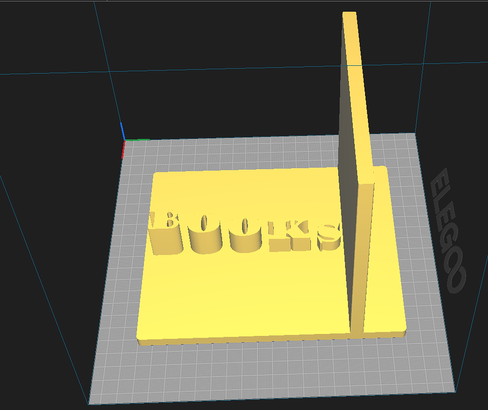 Books (bookend) by BRAZUKA | Download free STL model | Printables.com