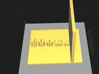 Books (bookend) by BRAZUKA | Download free STL model | Printables.com