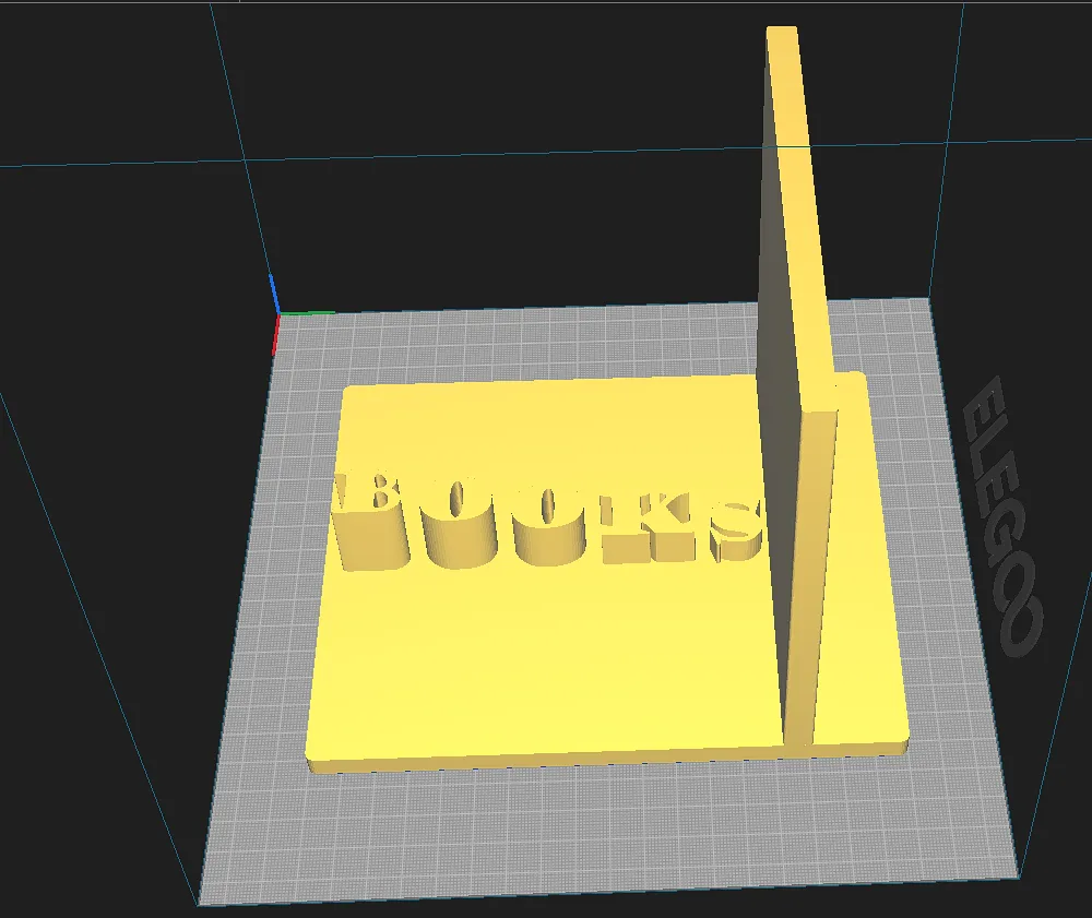 Books (bookend) by BRAZUKA | Download free STL model | Printables.com