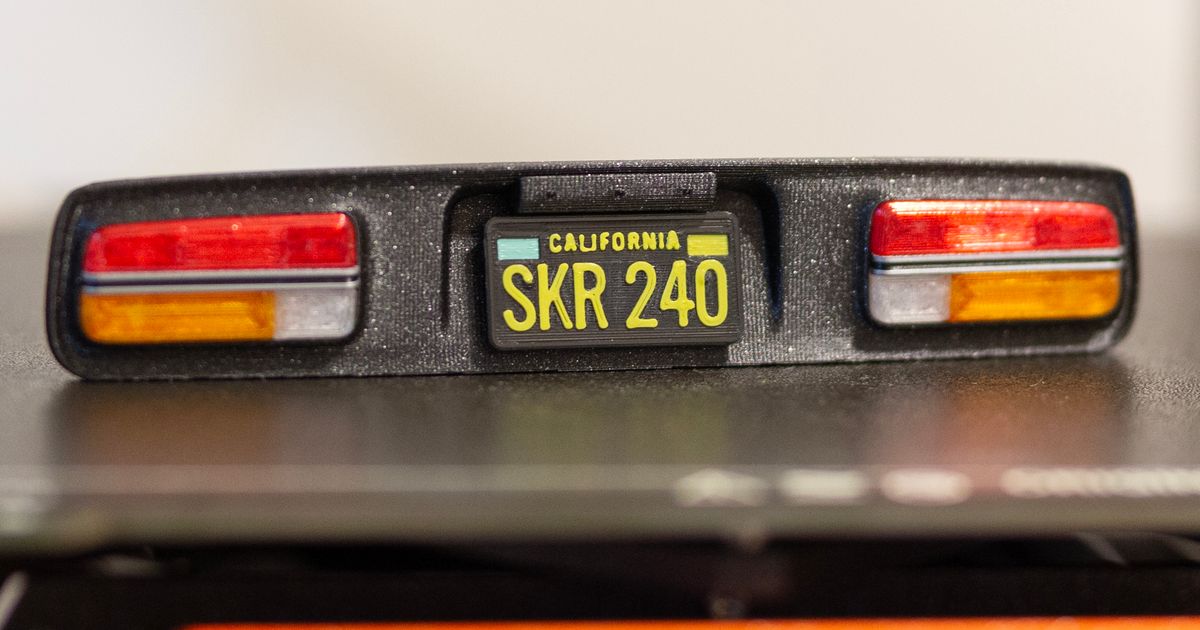 Custom license plate for 3D Sets Sakura 240 by romankozak | Download ...