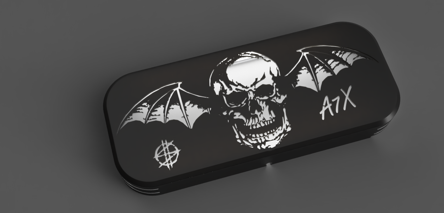 Avenged Sevenfold Deathbat LED Night Light by Gabor Gyarmati | Download ...