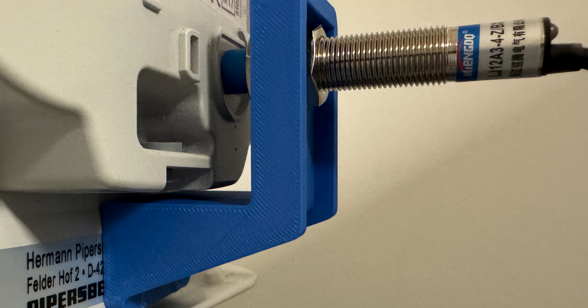 Gas Zähler Sensor Halter Pipersberg G4 RF1 c ESP by Alex | Download free STL model | Printables.com
