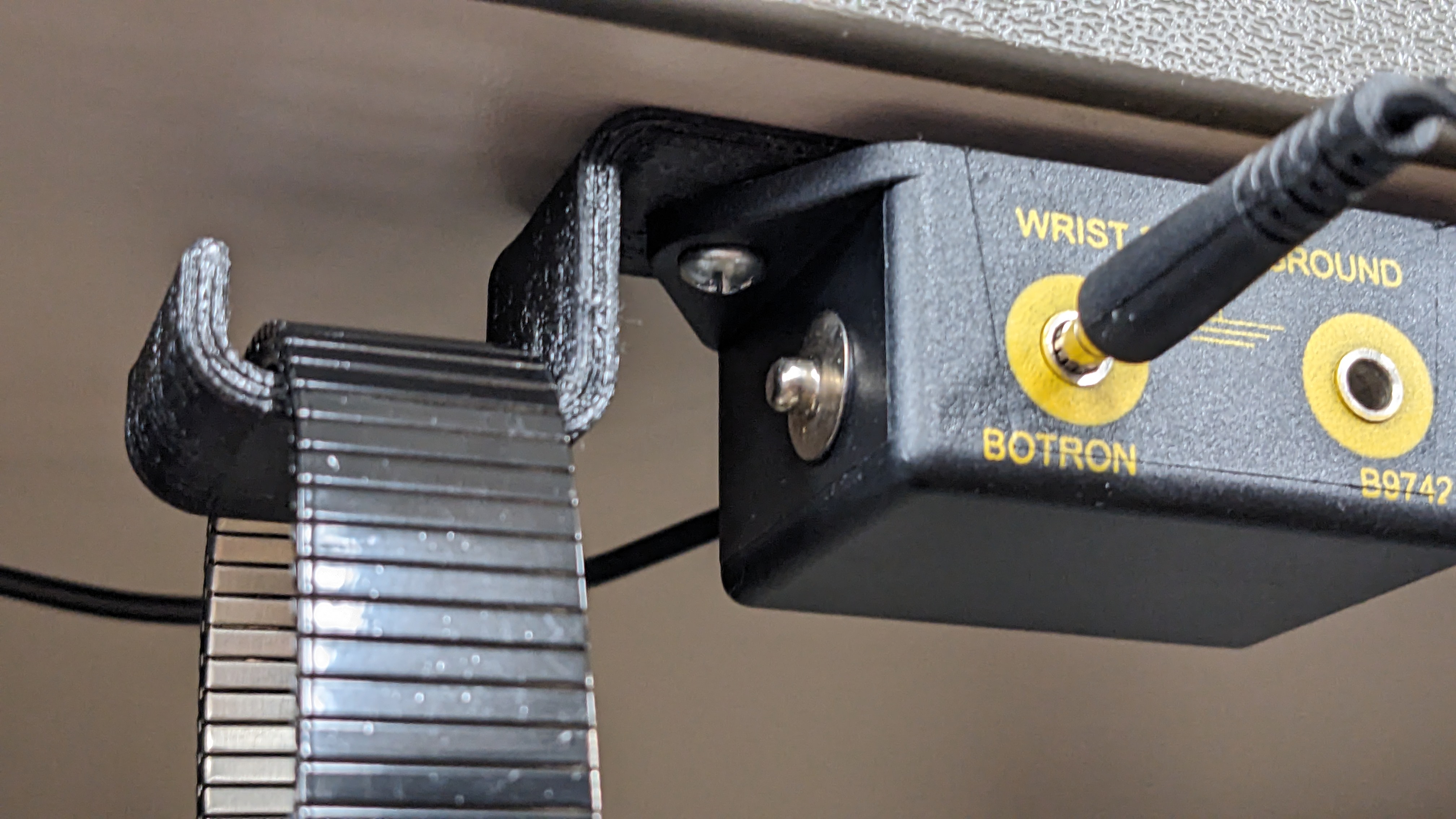 ESD strap hanger for Botron B9742 grounding block by flower_askew ...