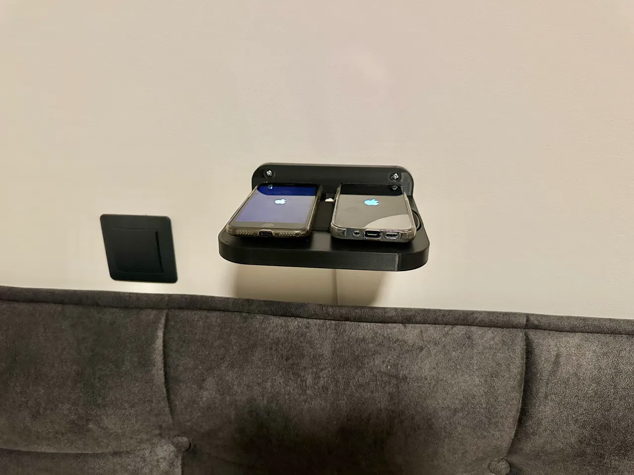 Bedside mobile charger shelf by venca | Download free STL model ...