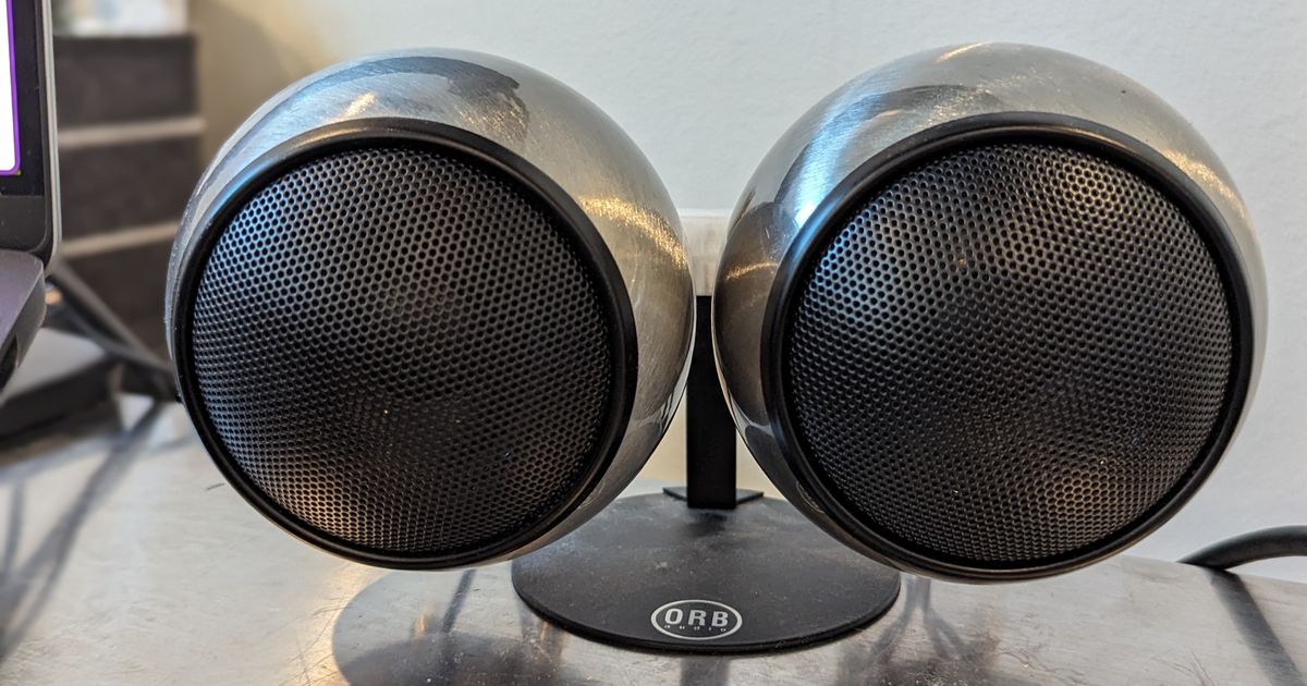 Orb Audio two speaker horizontal mount (Mod2) by Johntron | Download free STL model | Printables.com