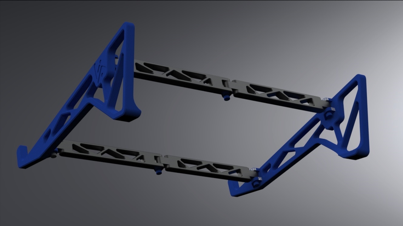 Adjustable & Portable Laptop Stand by Vectoforge | Download free STL ...