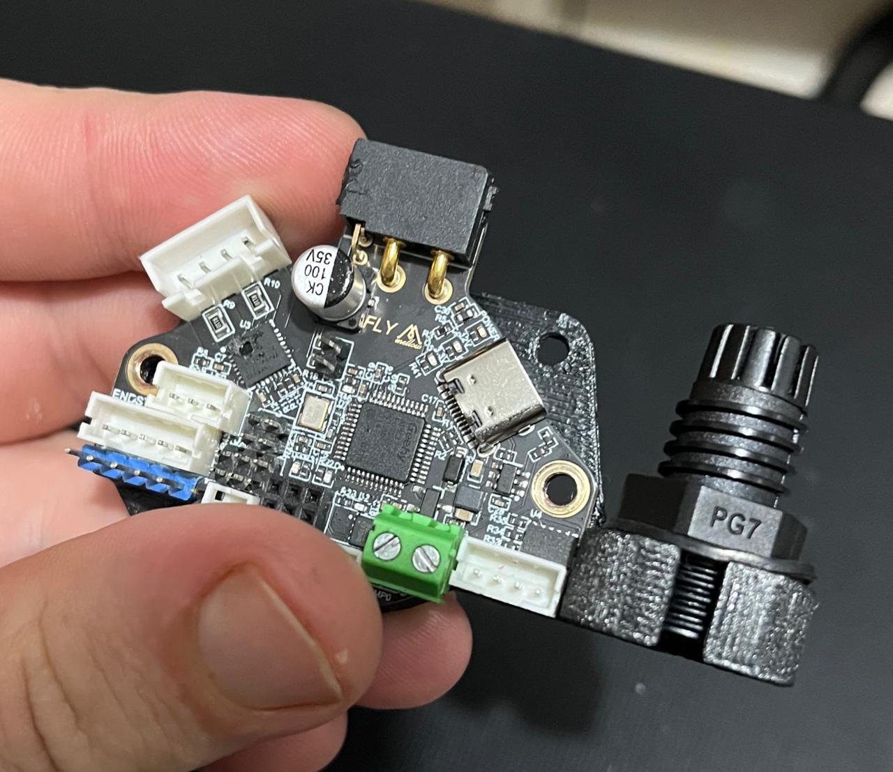 Fly sht 36 v2 EBB36 1.2 canbus Vz Hextruder Mount with PG7 by Pirey_br ...