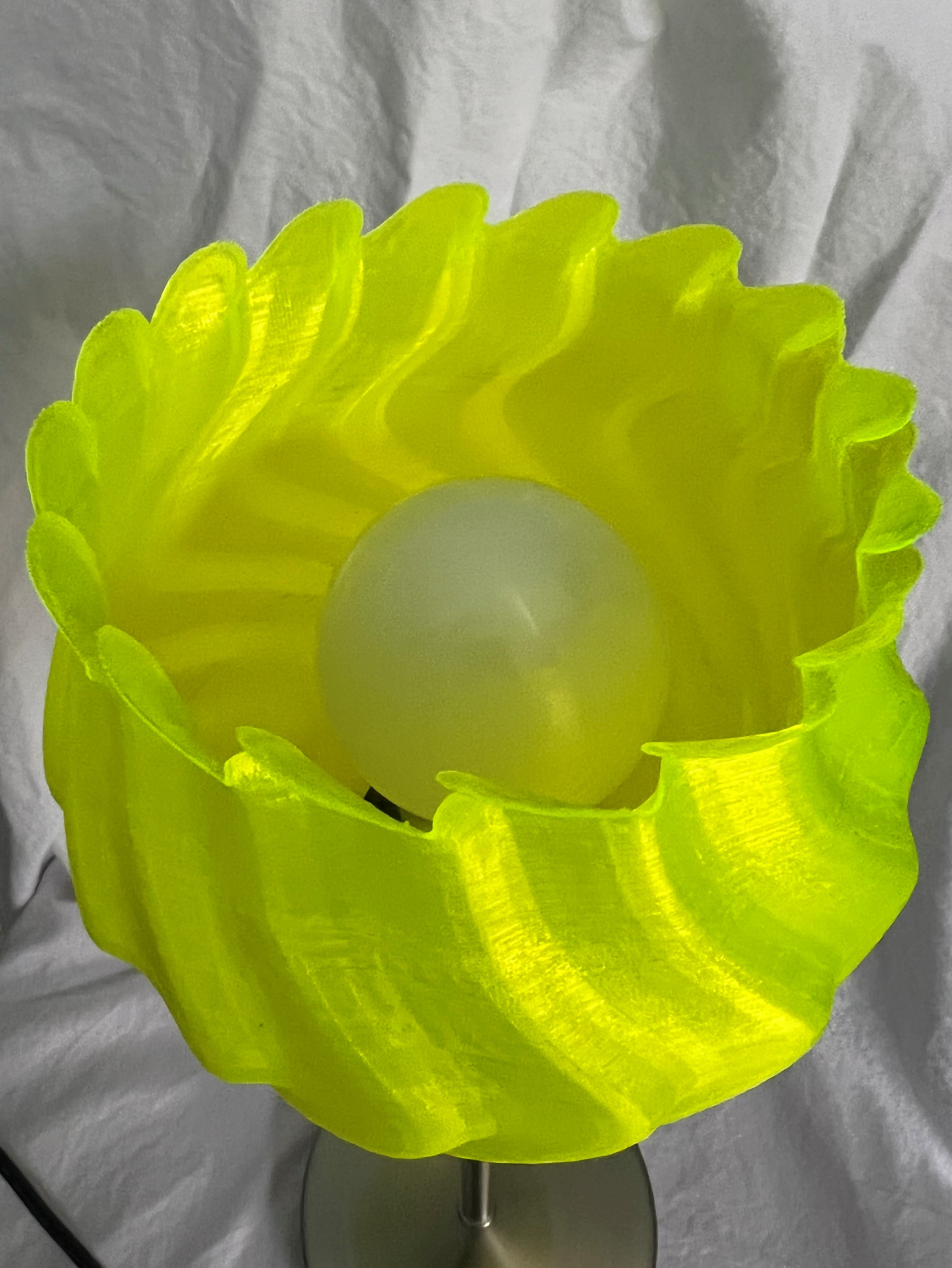 Rose shaped lamp shade by 4@gudanis1# | Download free STL model ...