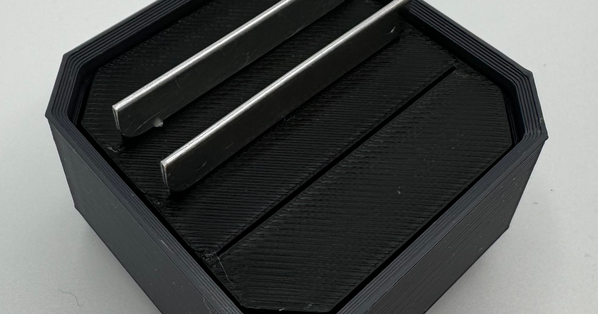 Razor Blade Holder Insert for Muligrid Bin (1x1x0.5) by jasper9 ...