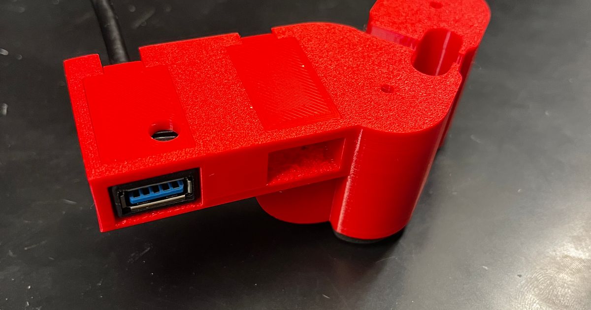 USB Mount for under Prusa Enclosure...but taller by SkipTheRed ...