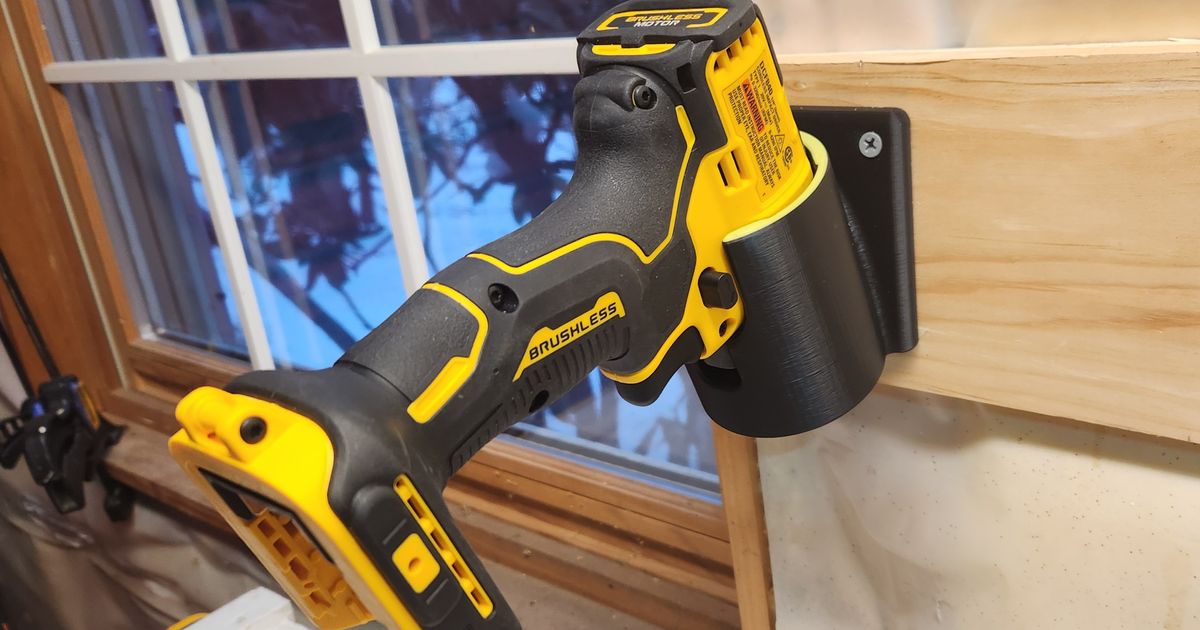 DeWalt 20V DCF840 Impact Driver Wall Mount by Luce | Download free STL ...