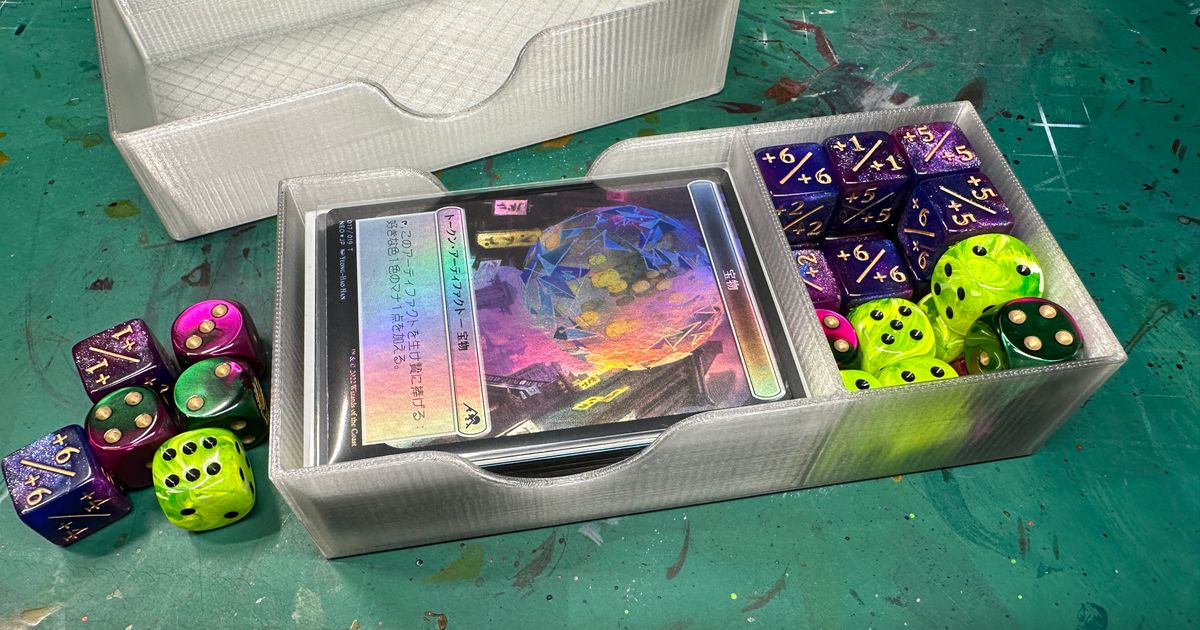 Tokens and Dice Box by Gillicutty | Download free STL model ...