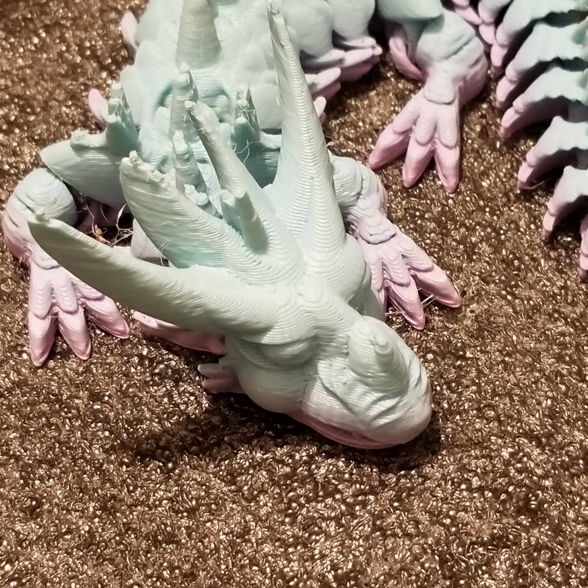 Articulated Shakaworld3D Horned spine Dragon by Shakaworld3D ...