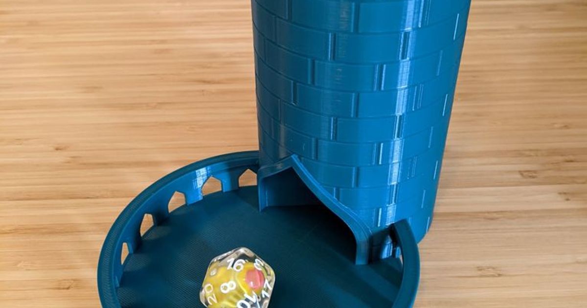 Simple Dice Tower by Gregulas Maximus | Download free STL model ...