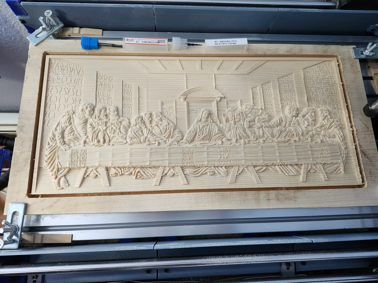 The Last Supper cnc router relief by 𝘾𝙖𝙙𝙑𝙞𝙥𝙚𝙧 | Download free STL model ...