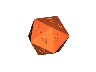 Very Large d20 by Gregulas Maximus | Download free STL model ...