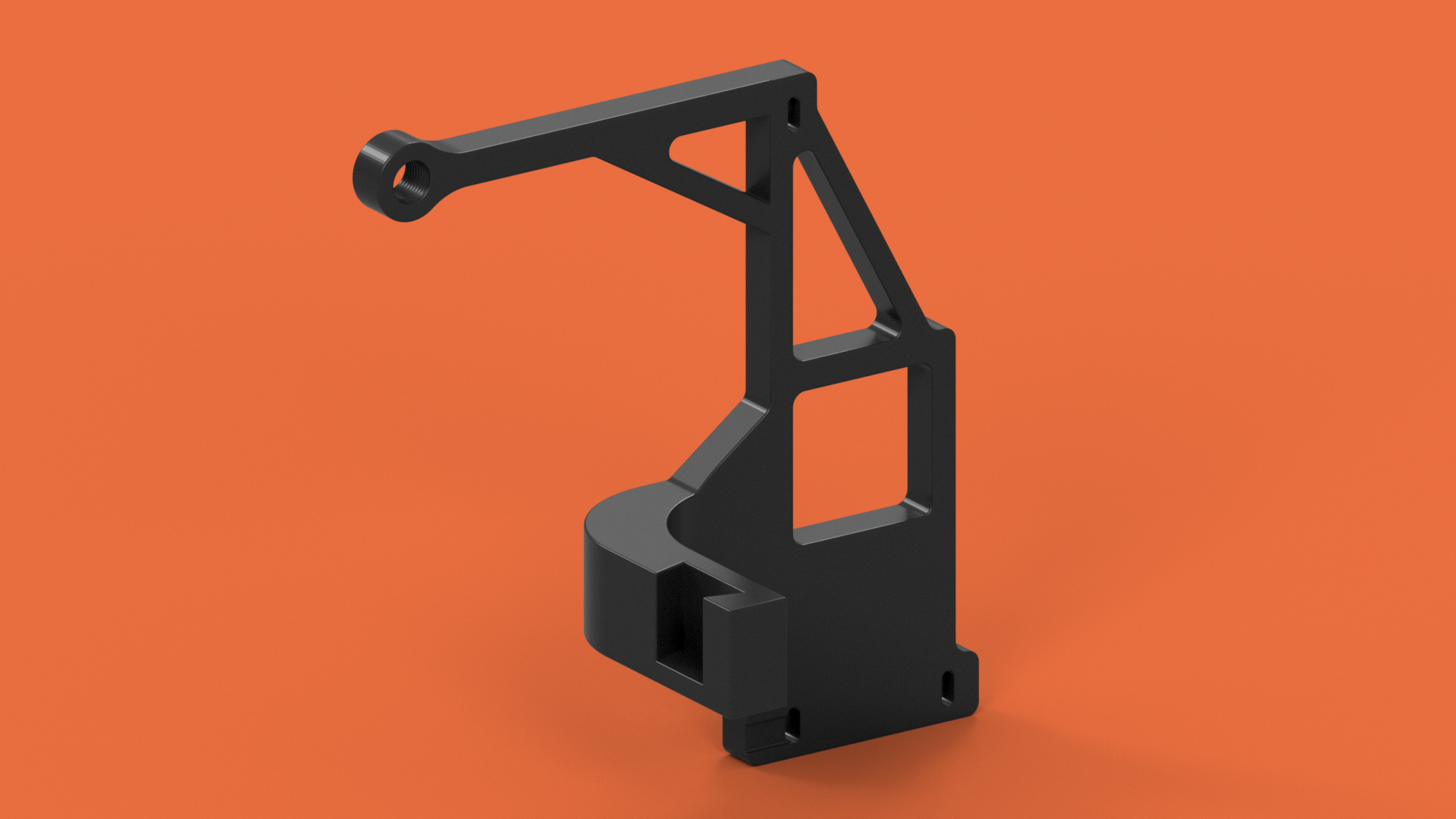 Bambu Spool Holder Remix (Filament guide and Rear Mount Combined) by ...