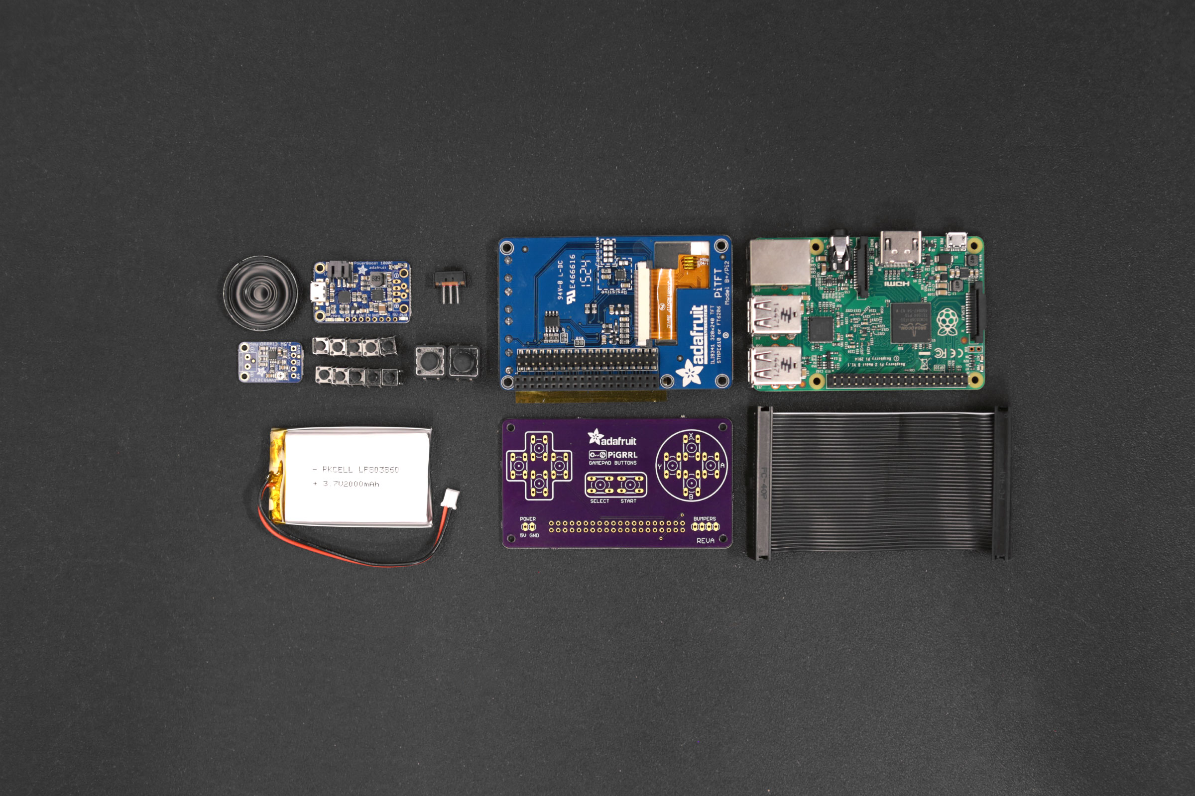 PiGRRL 2 - Raspberry Pi Game Console by Adafruit | Download free STL ...