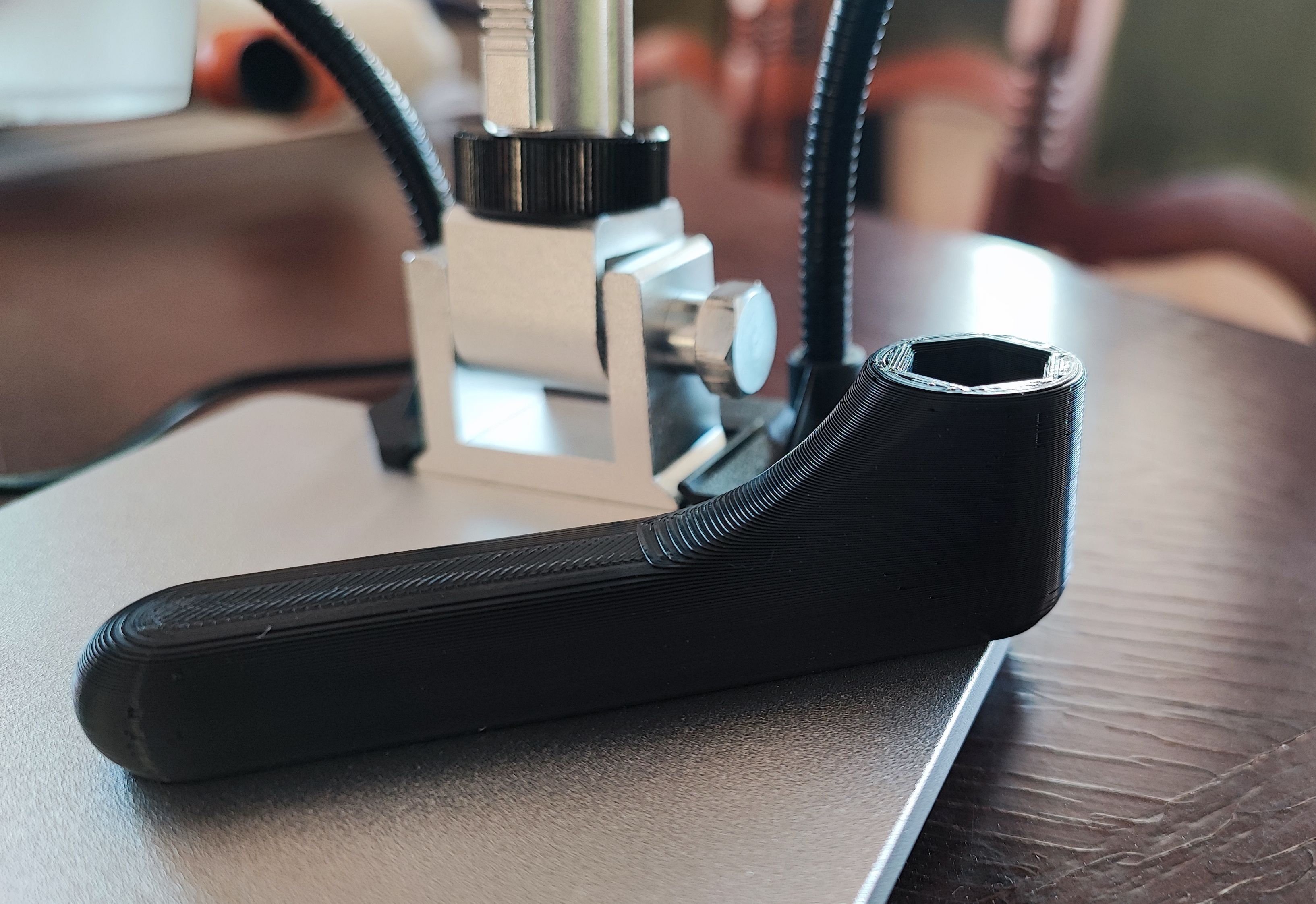 Quick handle for tilting digital microscope by Fagge | Download free STL model | Printables.com