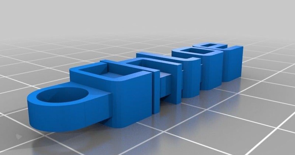 Chloe Key Chain by ritzy | Download free STL model | Printables.com