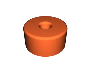 Furnature Foot / Leg 50 x 25mm by Shonk | Download free STL model ...