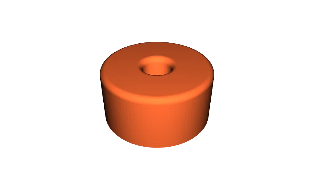 Furnature Foot / Leg 50 x 25mm by Shonk | Download free STL model ...
