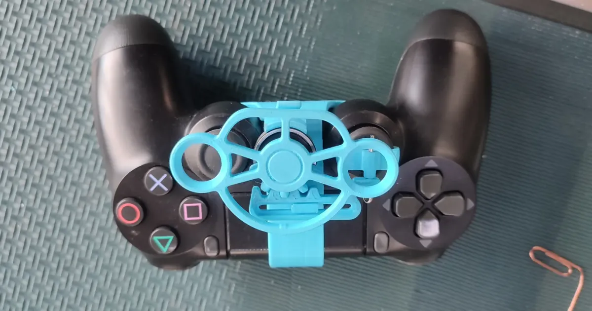 ps4 mini steering wheel by Keepenithalal | Download free STL model ...
