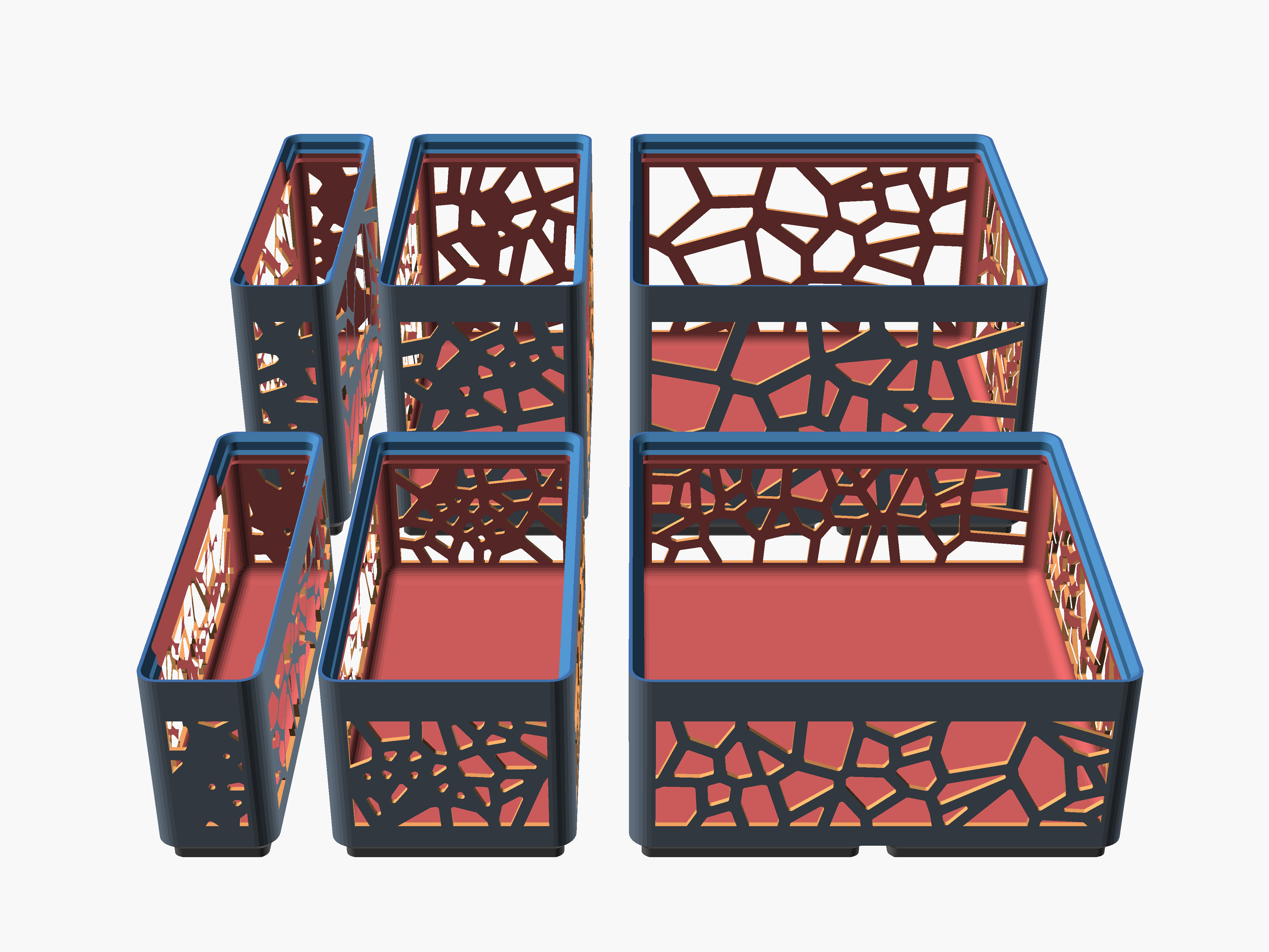 Gridfinity Voronoi bins all sizes [draft] von Max | Kostenloses STL ...