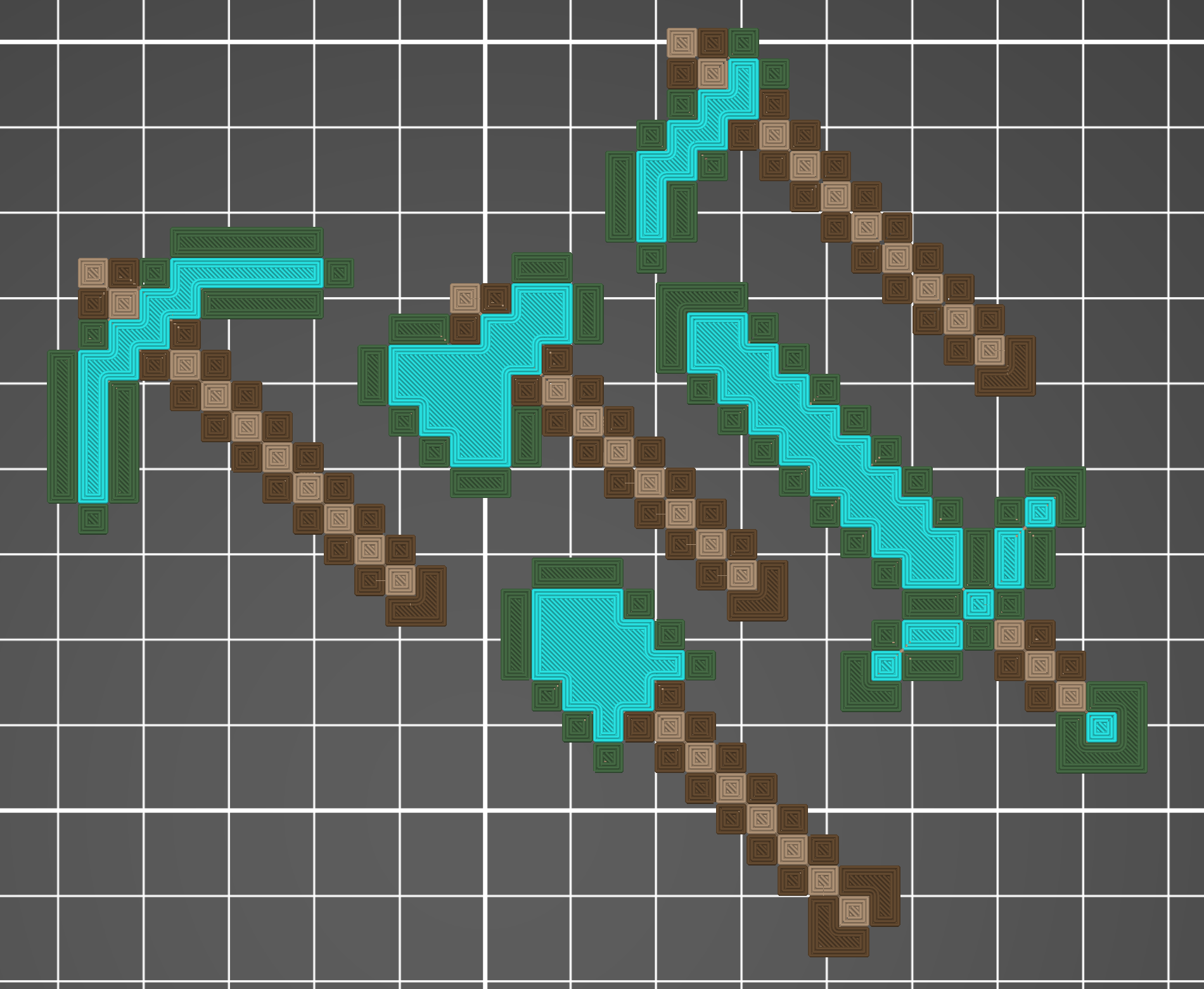 Minecraft Tools Multicolor by Tom | Download free STL model ...