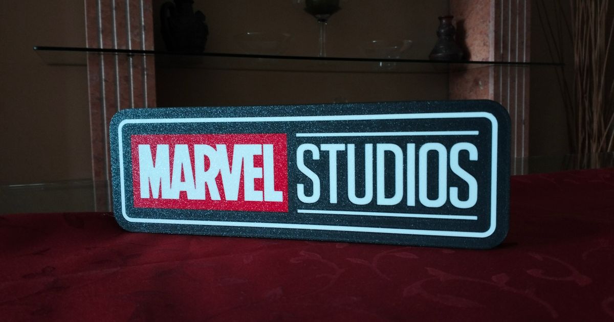 Marvel Studios Lightbox LED Lamp by braga3dprint | Printables Store