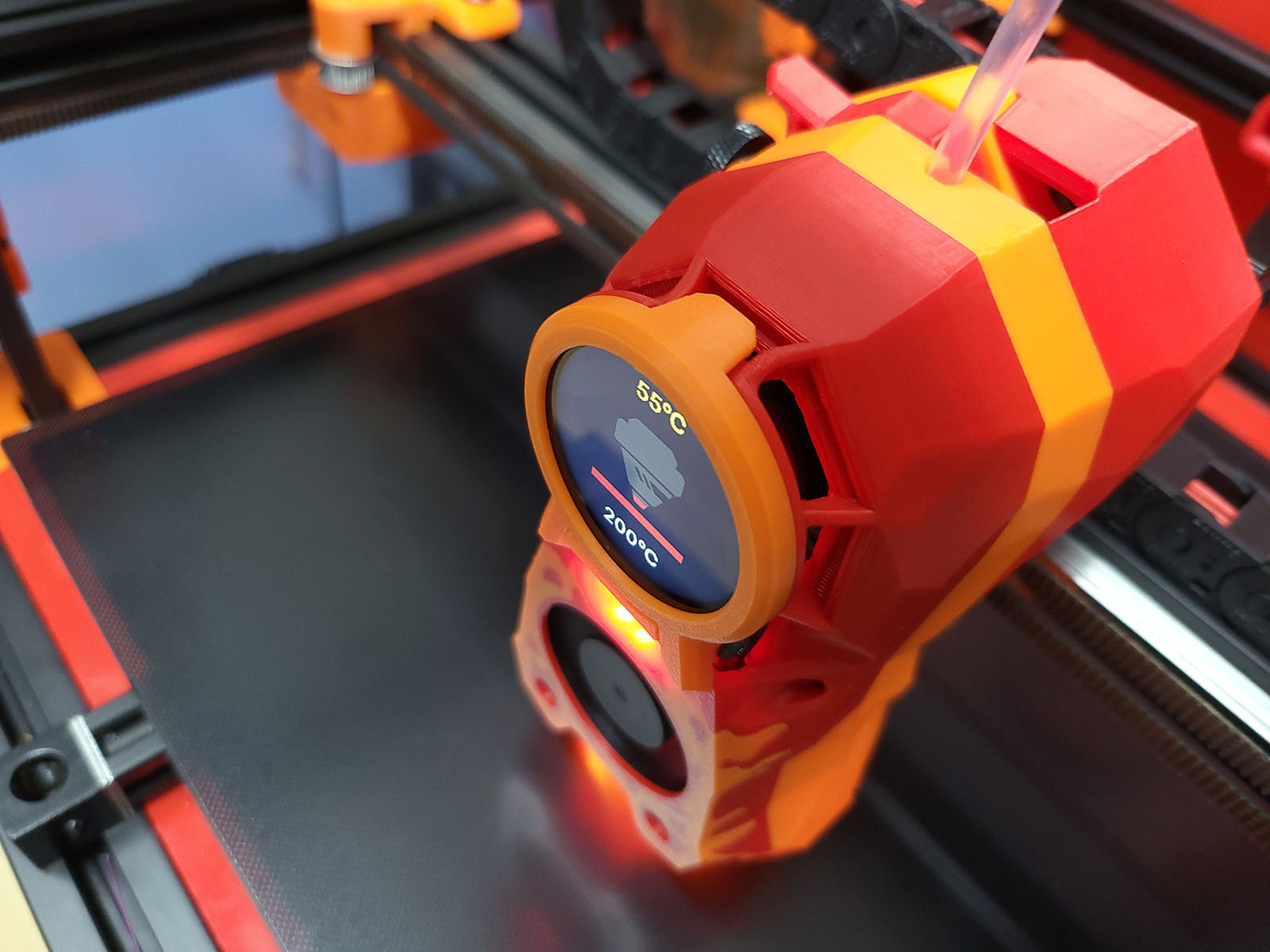 Knomi V2 Display Mount for the Voron Stealthburner by boothyboothy ...