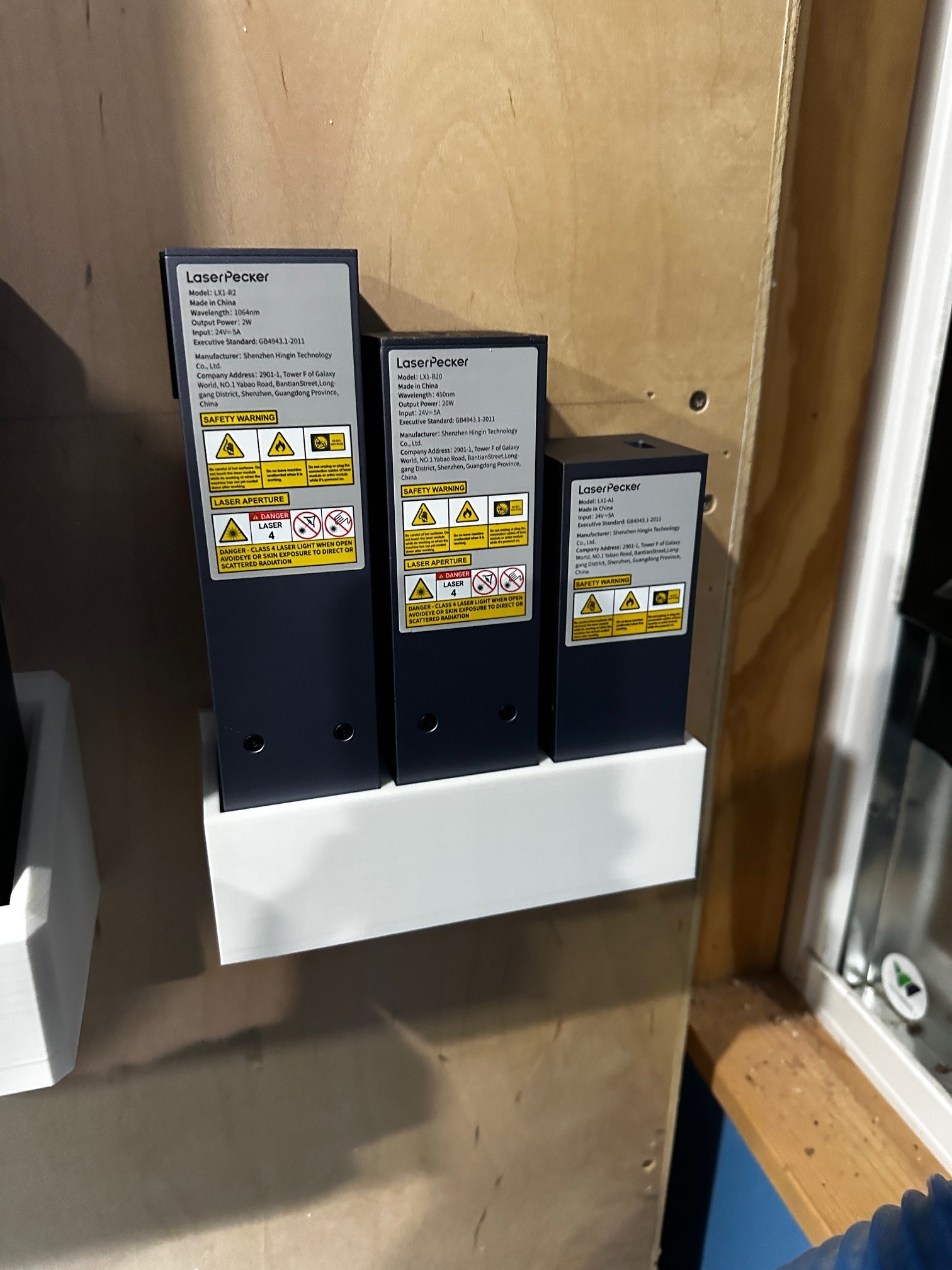 Storage Shelf for LX1 Laser and Artist Modules by fzr400 | Download ...