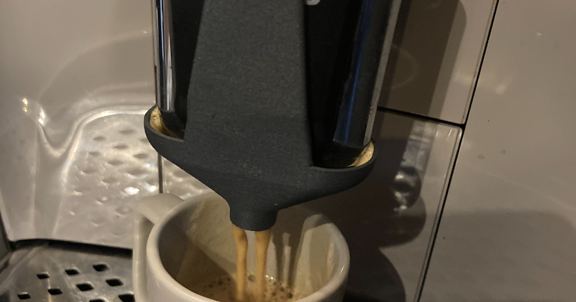 Spout adapter for Philips Coffee Machine by Hen3 | Download free STL ...