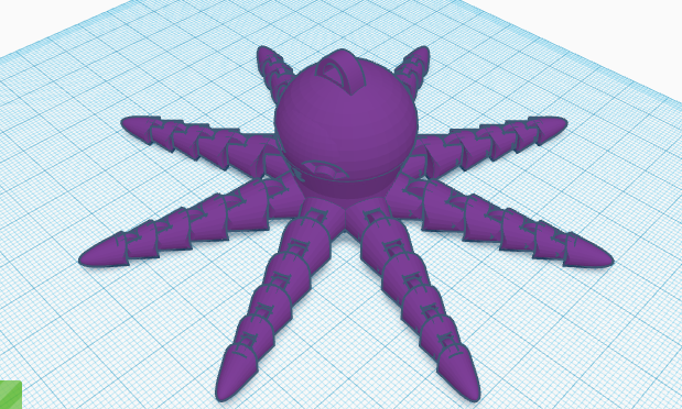 CUTE octopus print in place (original model)(made in tinkercad) by ...