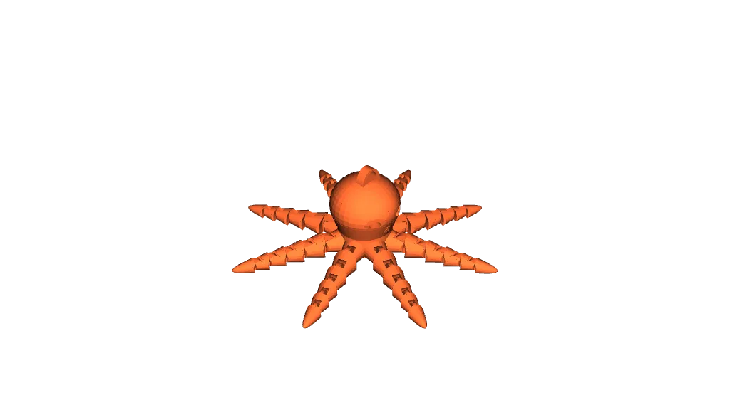 CUTE octopus print in place (original model)(made in tinkercad) by ...