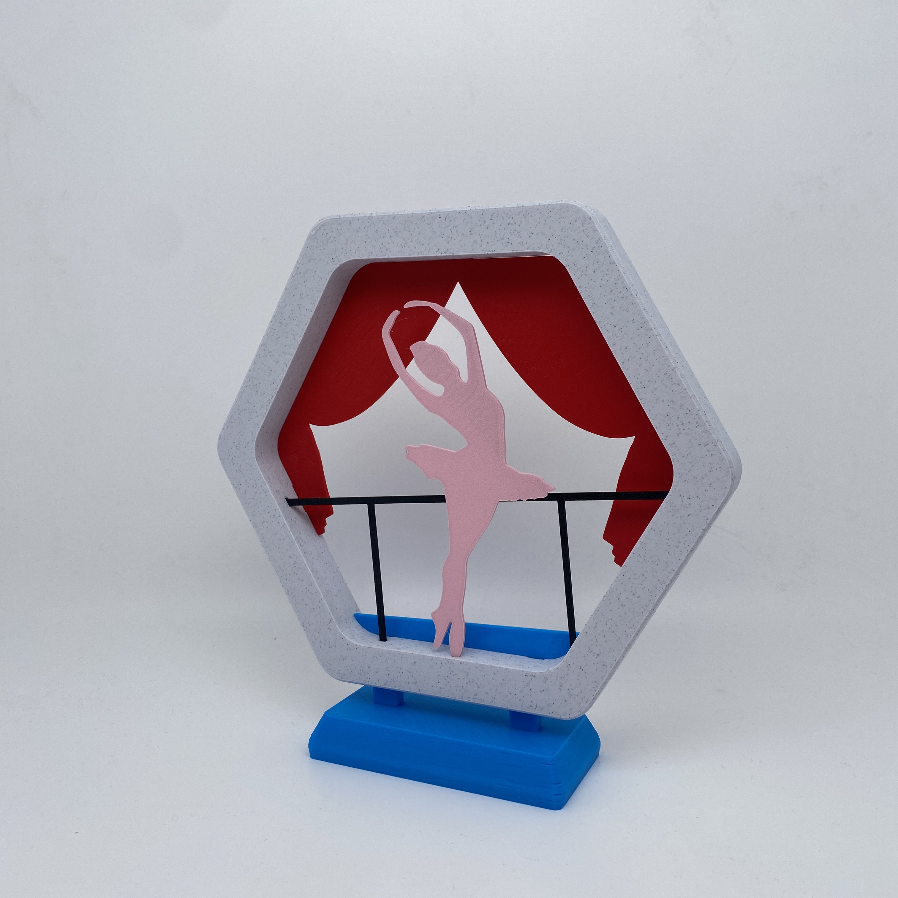 Classical dancer frame by Xav83 | Download free STL model | Printables.com