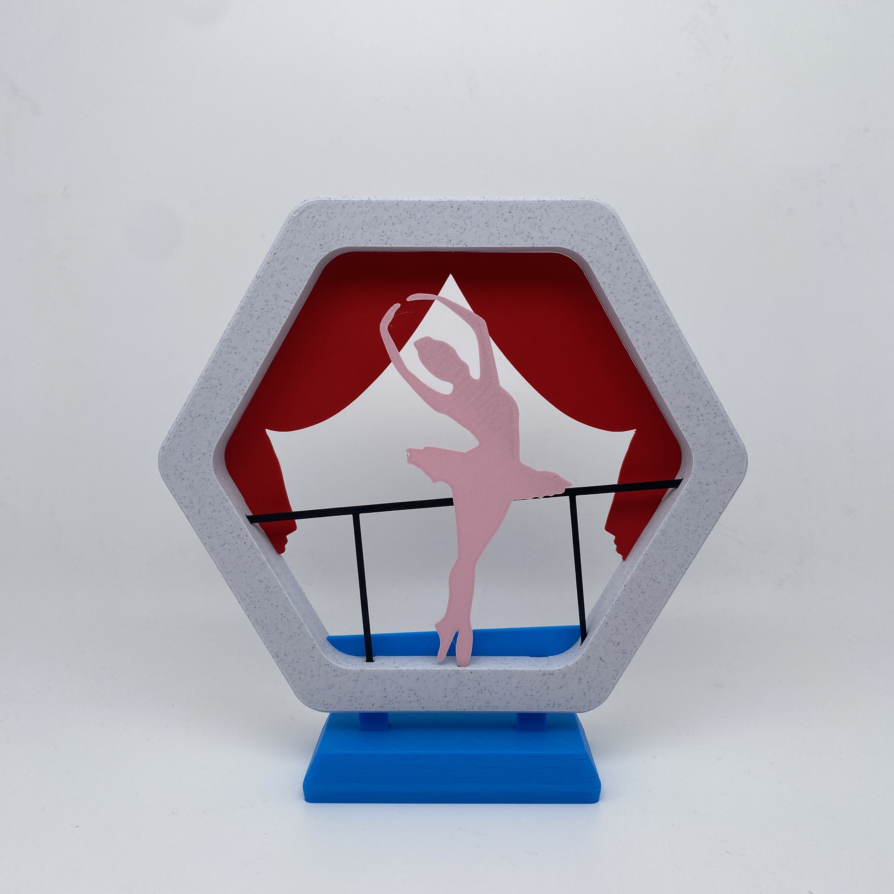 Classical dancer frame by Xav83 | Download free STL model | Printables.com