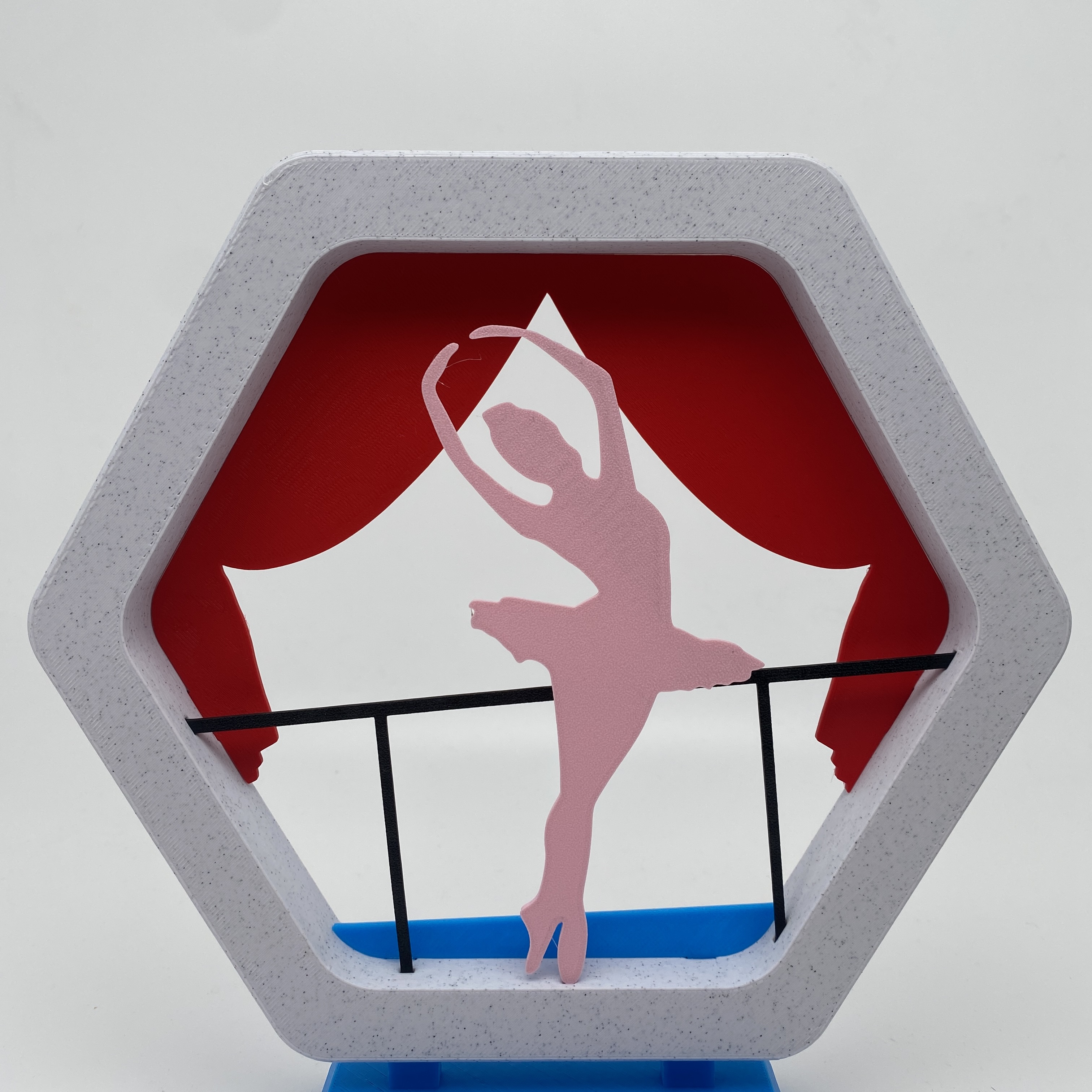 Classical dancer frame by Xav83 | Download free STL model | Printables.com