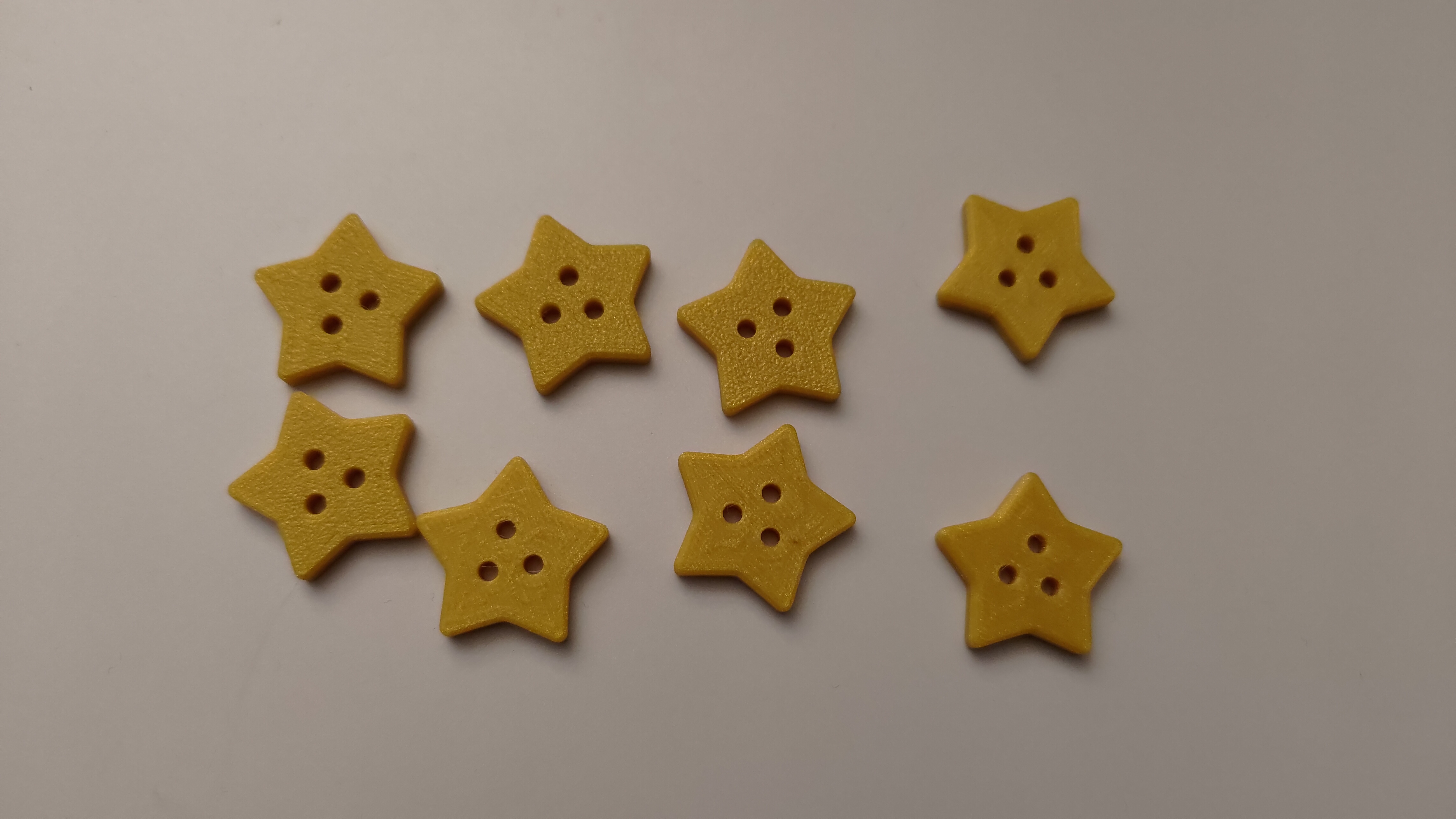 Star Button by kisscoool18 | Download free STL model | Printables.com